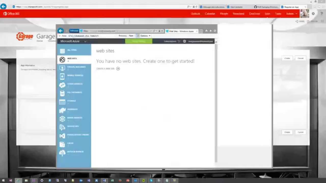 Async Site Collection Provisioning With App Model for Office365 - YouTube