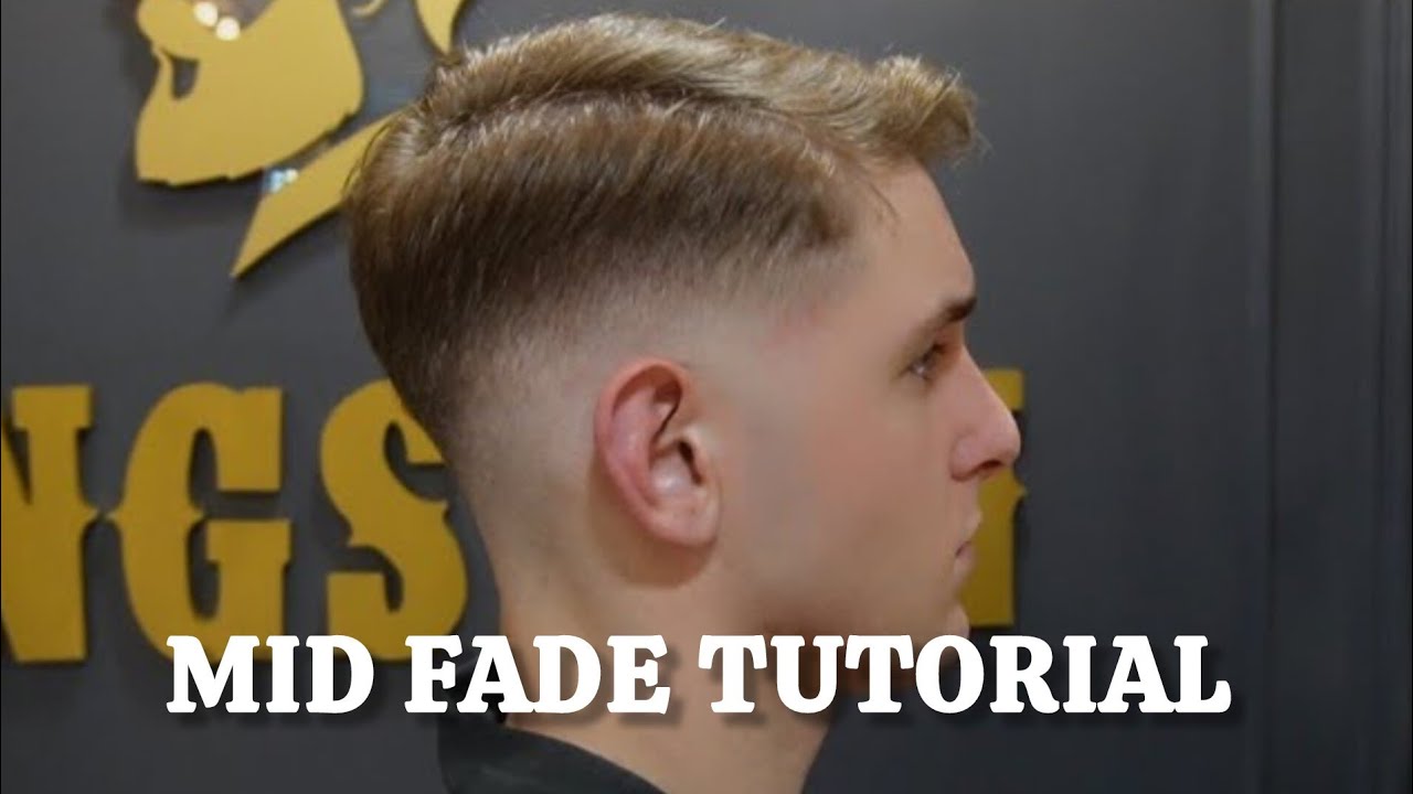mid skin drop fade - step by step tutorial - YouTube