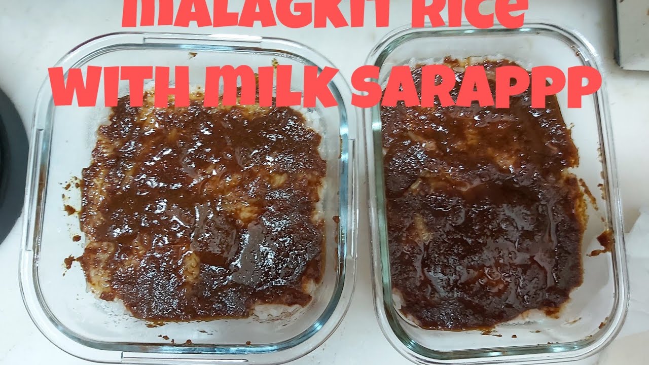 Gumawa ako malagkit rice with freshmilk - YouTube