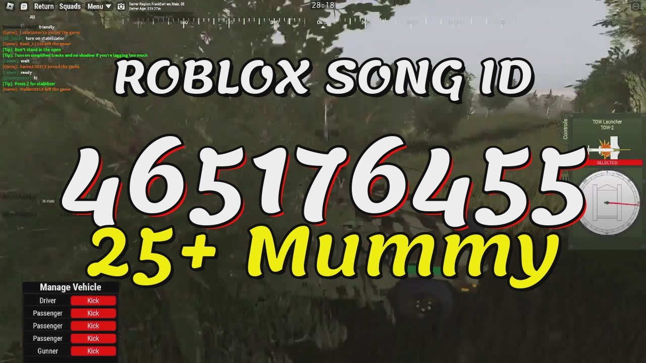 25+ Mummy Roblox Song IDs/Codes - YouTube