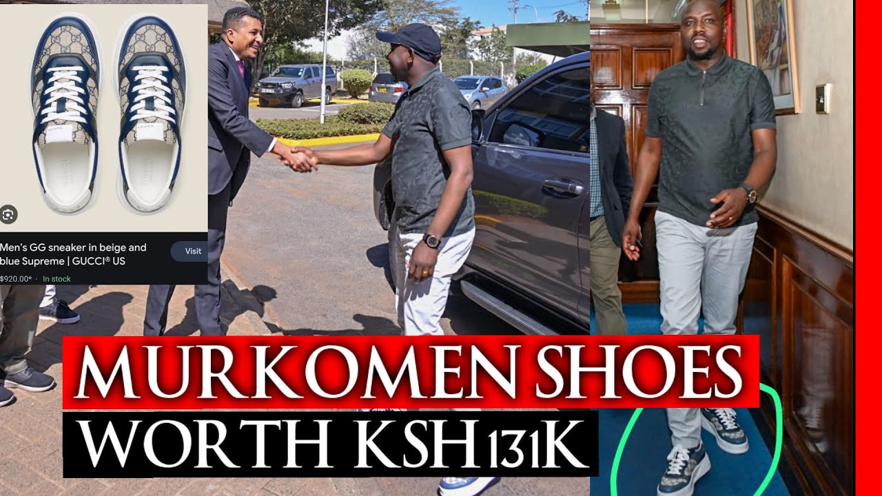 Kweli Pesa Iko! Kipchumba Murkomen Purchases Shoes Worth Ksh 131,000 ...