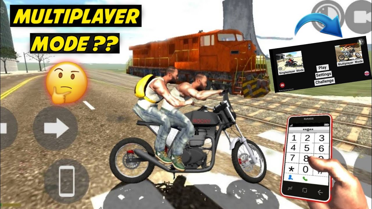 Oh Bhai MULTIPLAYER Mode Add हो गया 🤯 || Indian Bike Driving 3D Multiplayer Mode Ka Option Aa ...