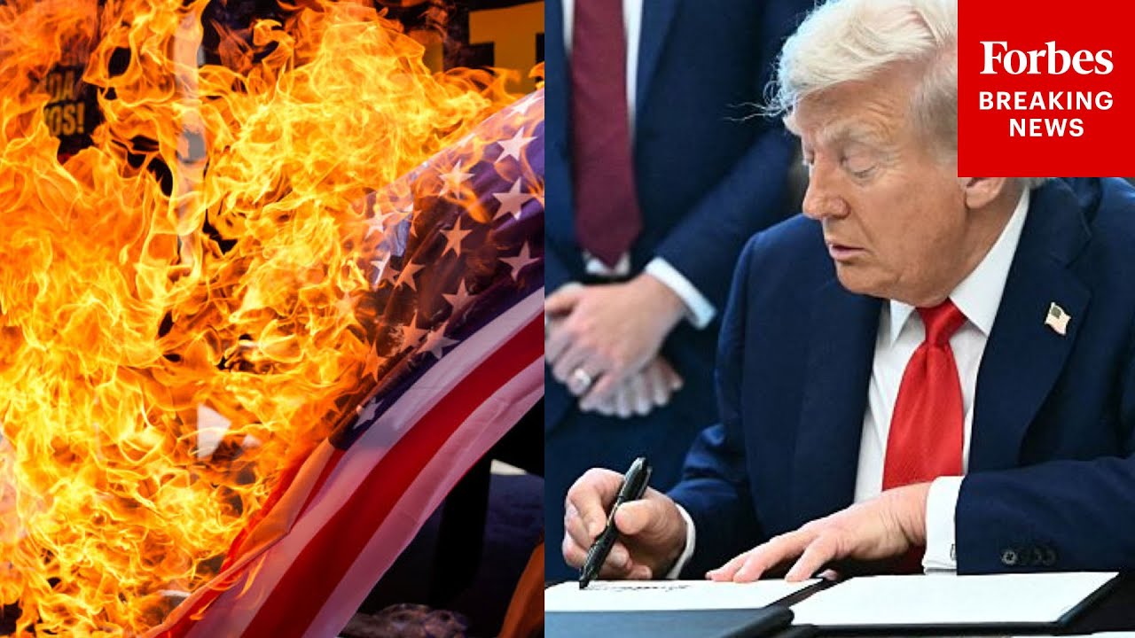 BREAKING NEWS: Trump Signs Executive Order To Criminally Charge Flag ...
