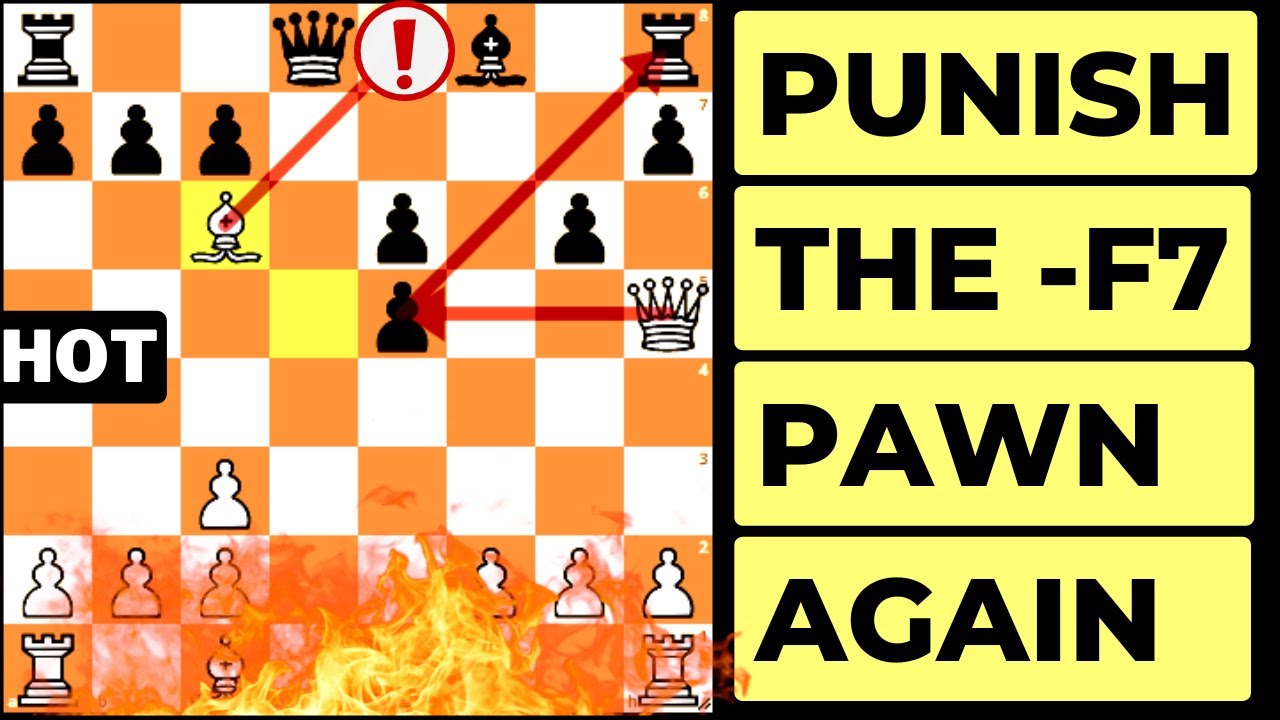 Taking the Weak f7 Pawn for Granted! Lol! - YouTube