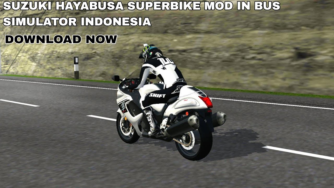 SUZUKI HAYABUSA Bike Mod In Bus Simulator Indonesia - Bussid Bus Mod ...