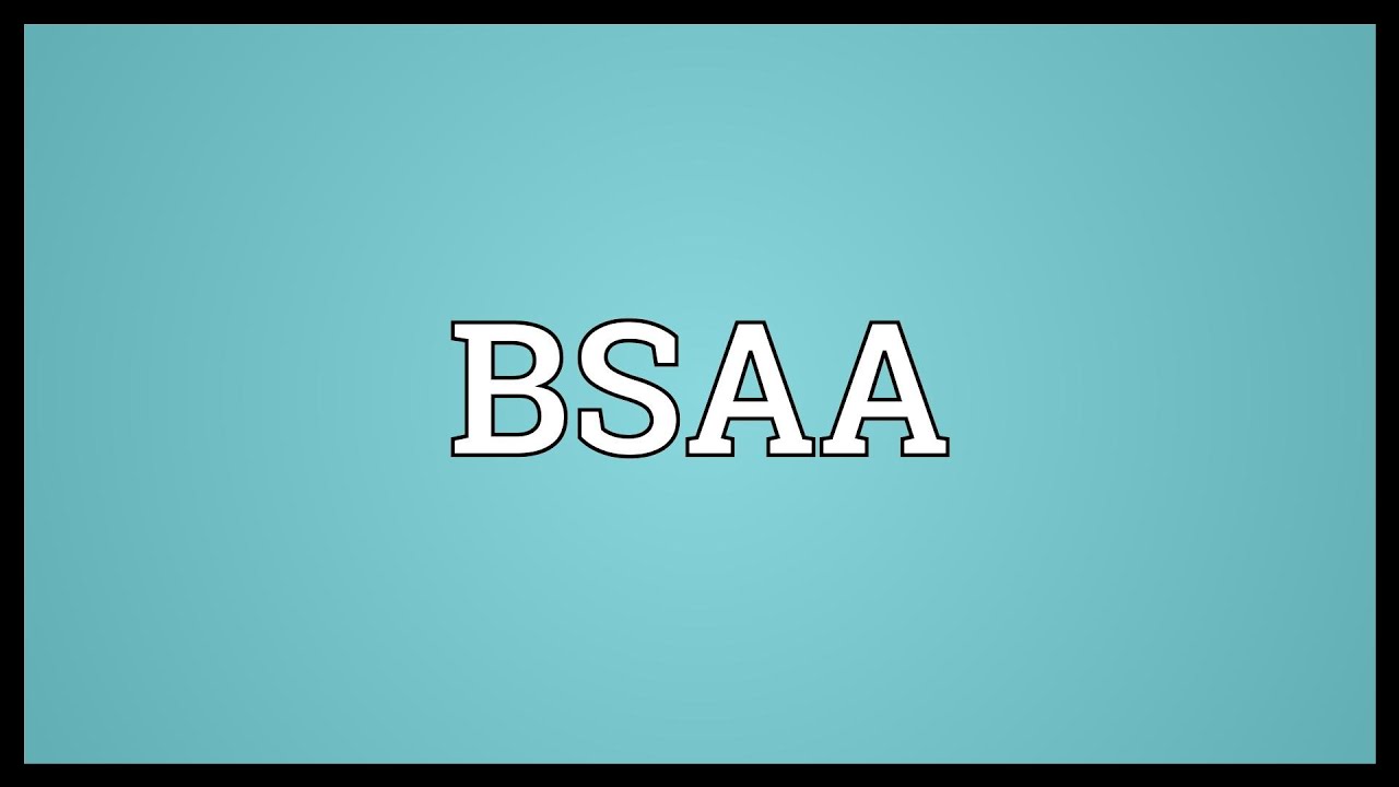 BSAA Meaning - YouTube