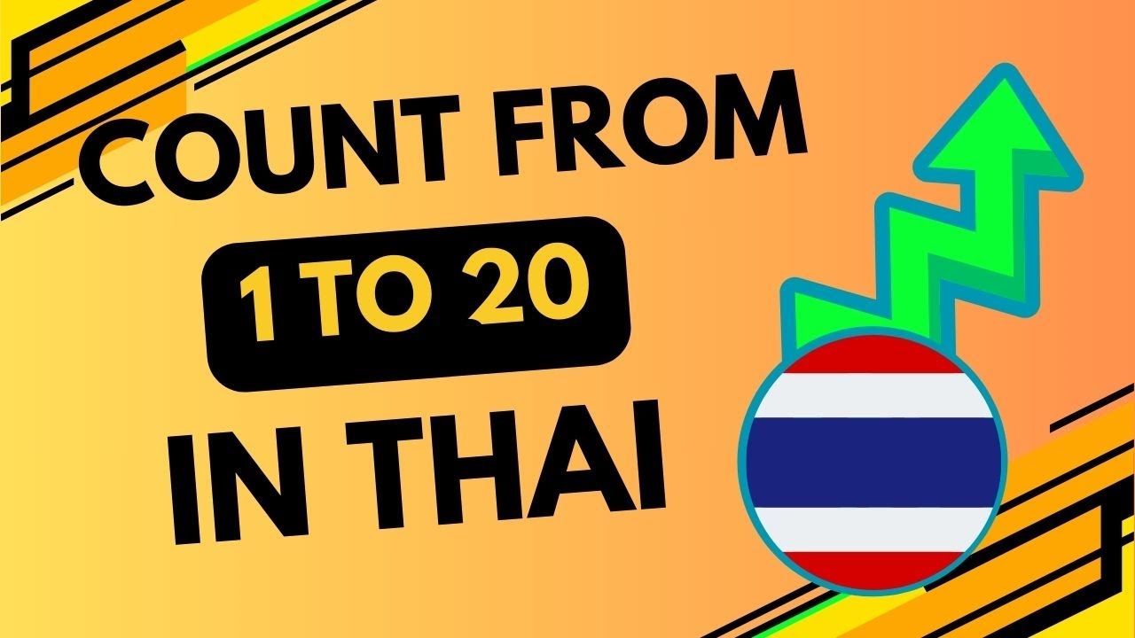 Count from 1 to 20 in THAI #thai #howto #counting - YouTube