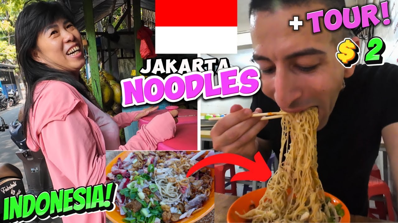 INDONESIAN Noodles are world's best? (Jakarta street food) - YouTube