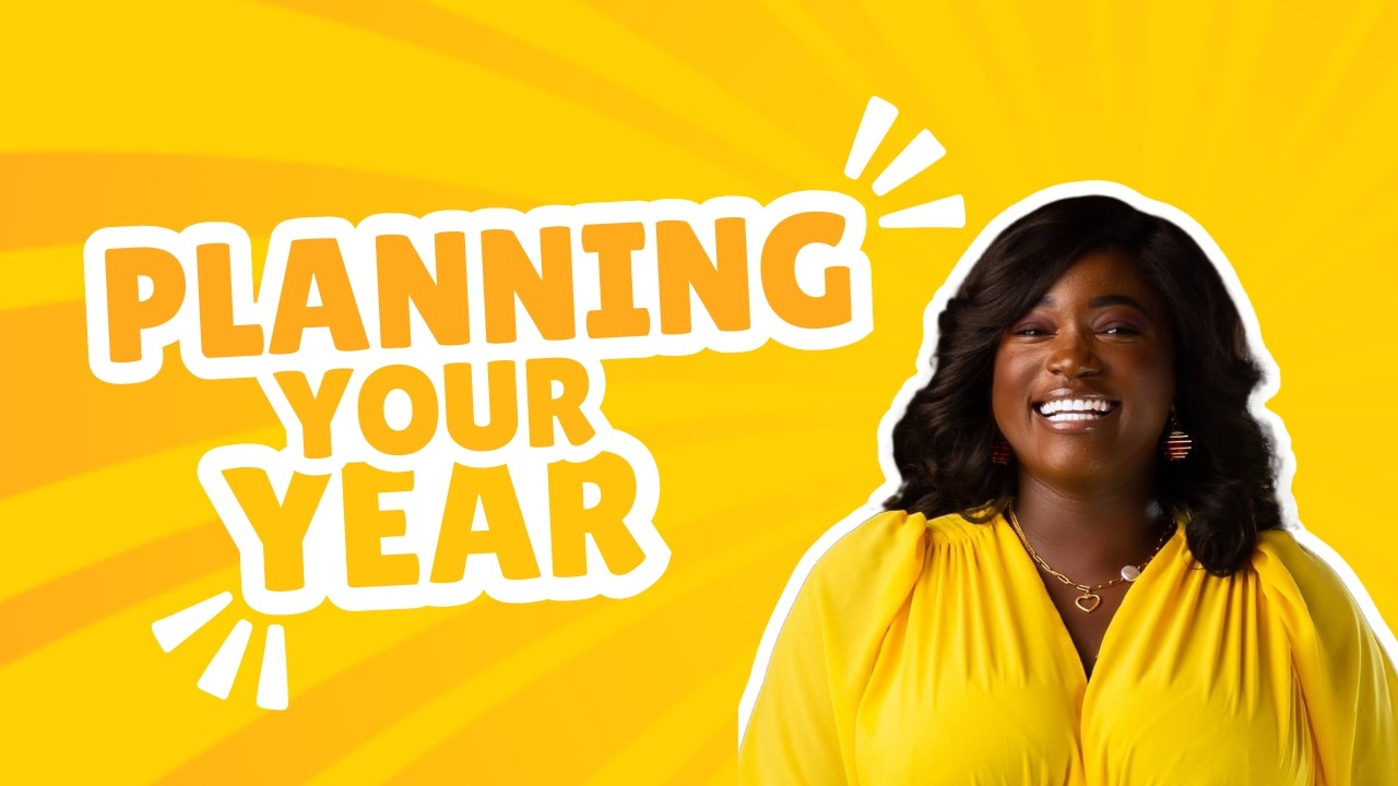 How to effectively plan your year step by step - YouTube