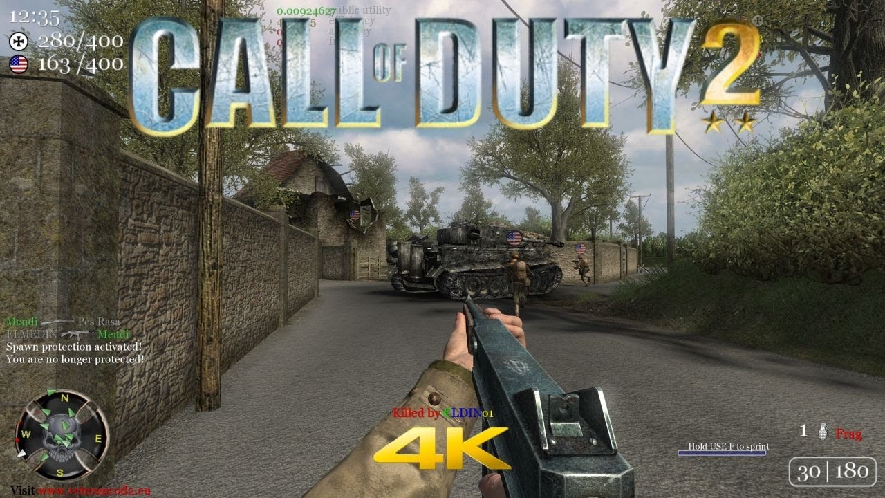 Call of Duty 2 2019 Burgundy Massacre Multiplayer Gameplay 4K - YouTube