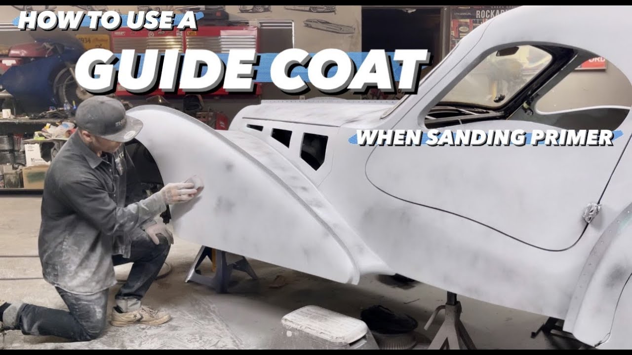 BUGATTI: HOW TO USE A GUIDE COAT WHEN SANDING PRIMER - YouTube