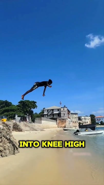 Extreme Diving Style Lets Boy Dive Safely into Shallow Water (@a.l.a.d ...