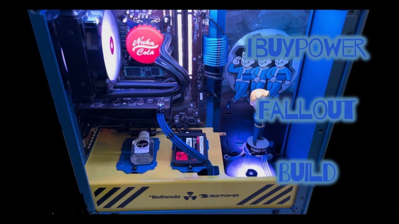 ibuypower fallout case - build - YouTube