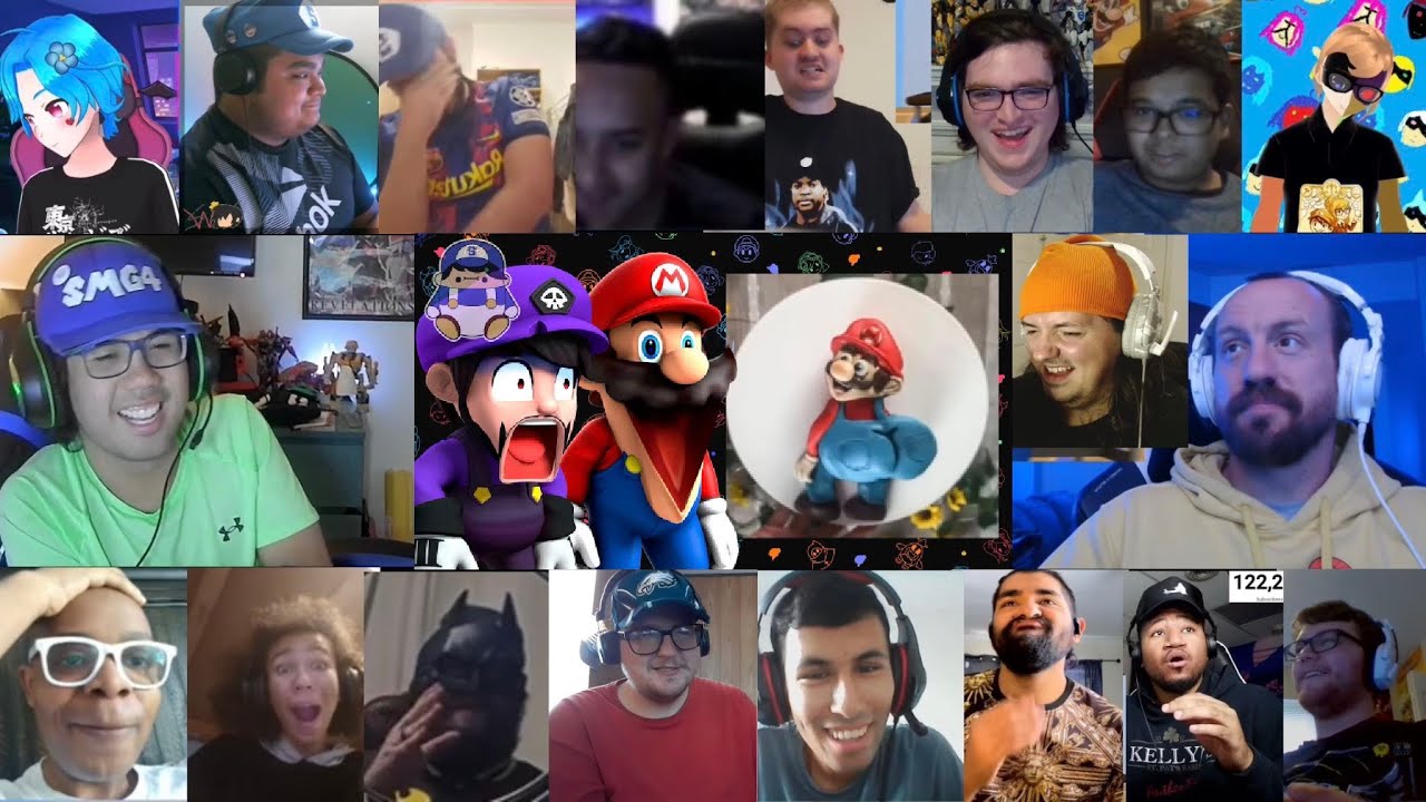 Mario Reacts To Nintendo Memes 15 ft. SMG3 Reaction Mashup - YouTube