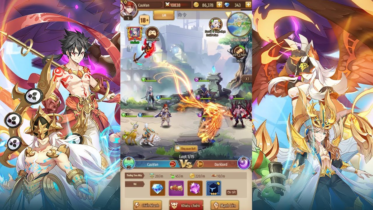 Trải nghiệm Elora’s Raid: Vận Mệnh Triệu Hồi game thẻ tướng Idle đưa ...