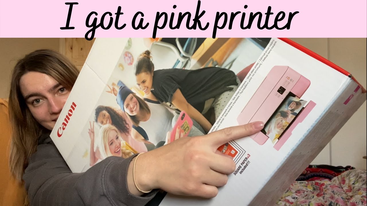CANON PIXMA TS5352 PINK PRINTER UNBOXING // 5 STAR REVIEW - YouTube