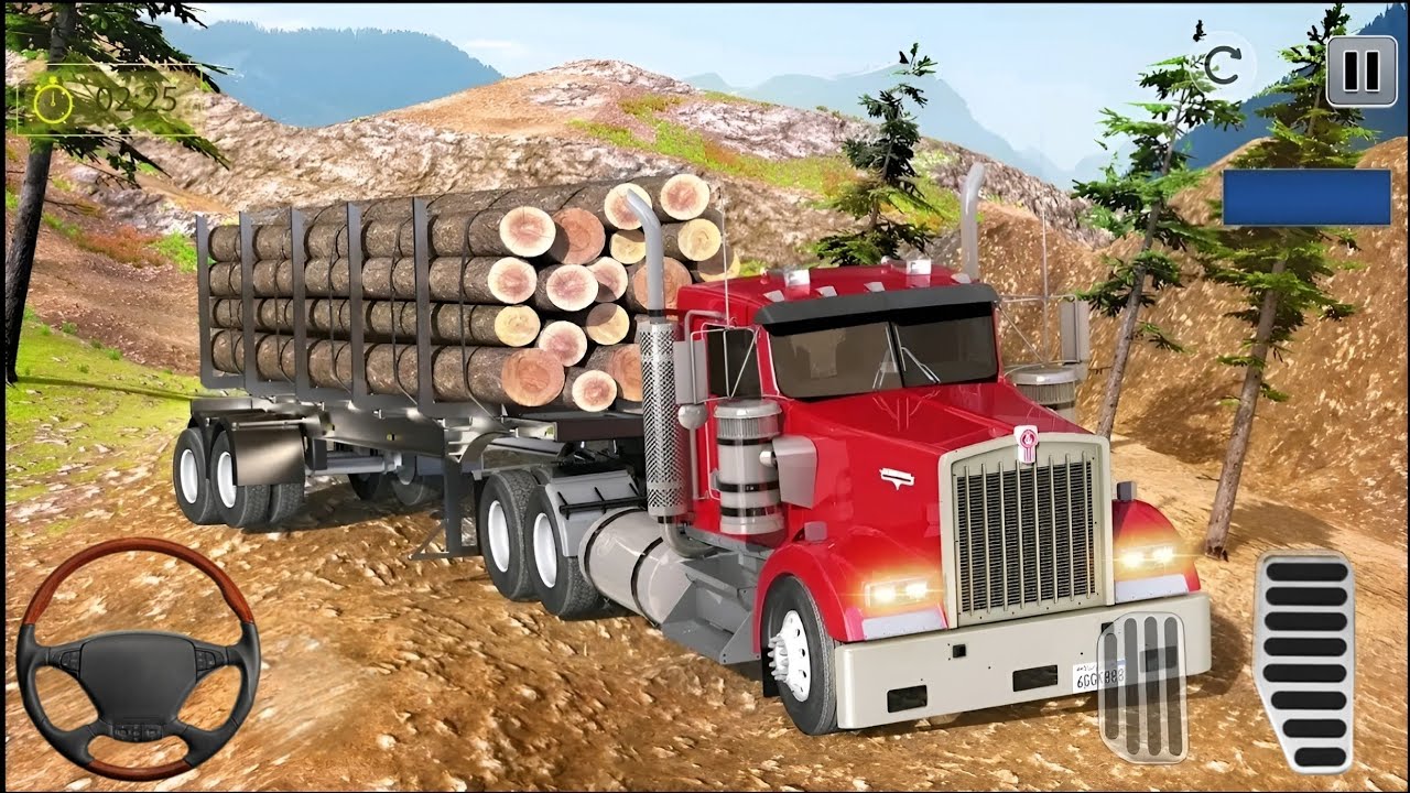 Offroad Wood Truck Transport Driving Game - Euro 4×4 Truck Game ...
