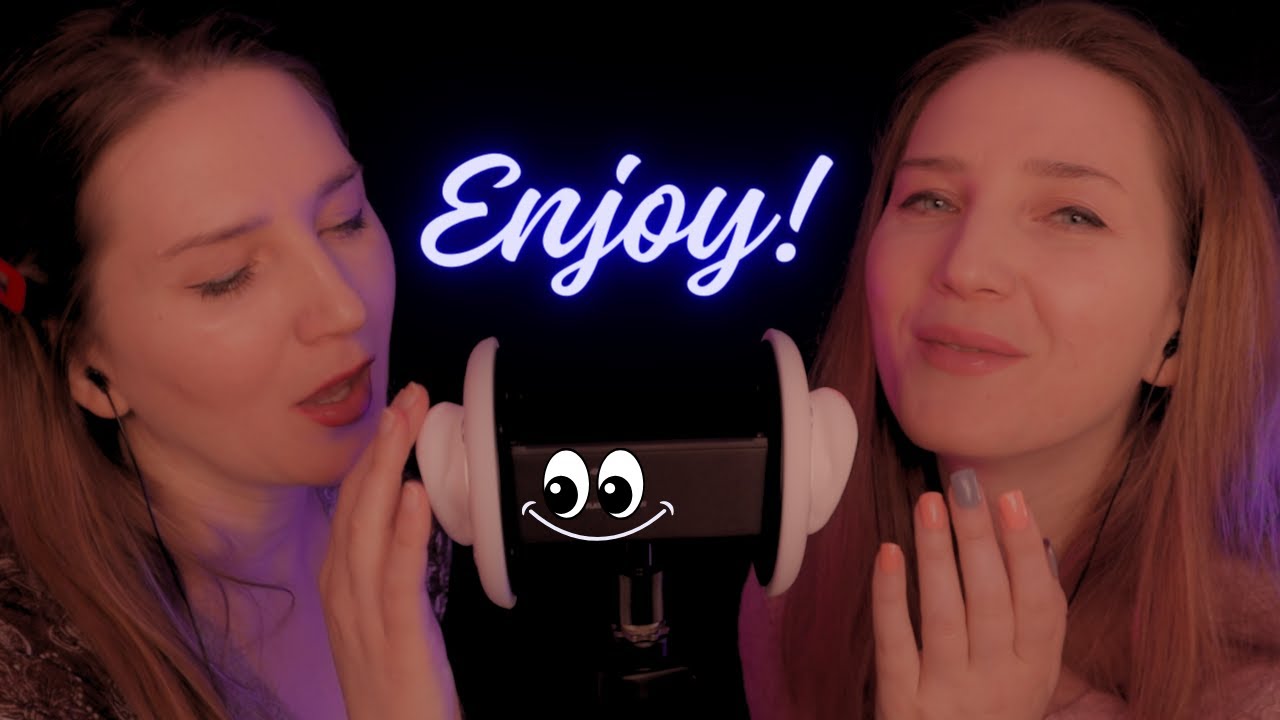 TWINS ASMR 👯 EAR EATING Lill 2K Celebration 🥳 #asmr - YouTube