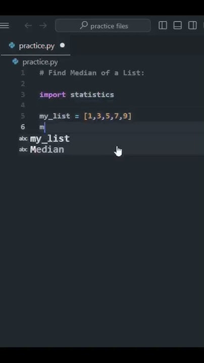 Find The Median Of A List Python Pythonprogrammingcodinglearnpython Pythonforbeginners