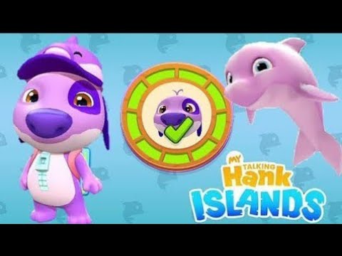 My Talking Hank islands New update New Hank's Dolphin unlocked Gameplay ...