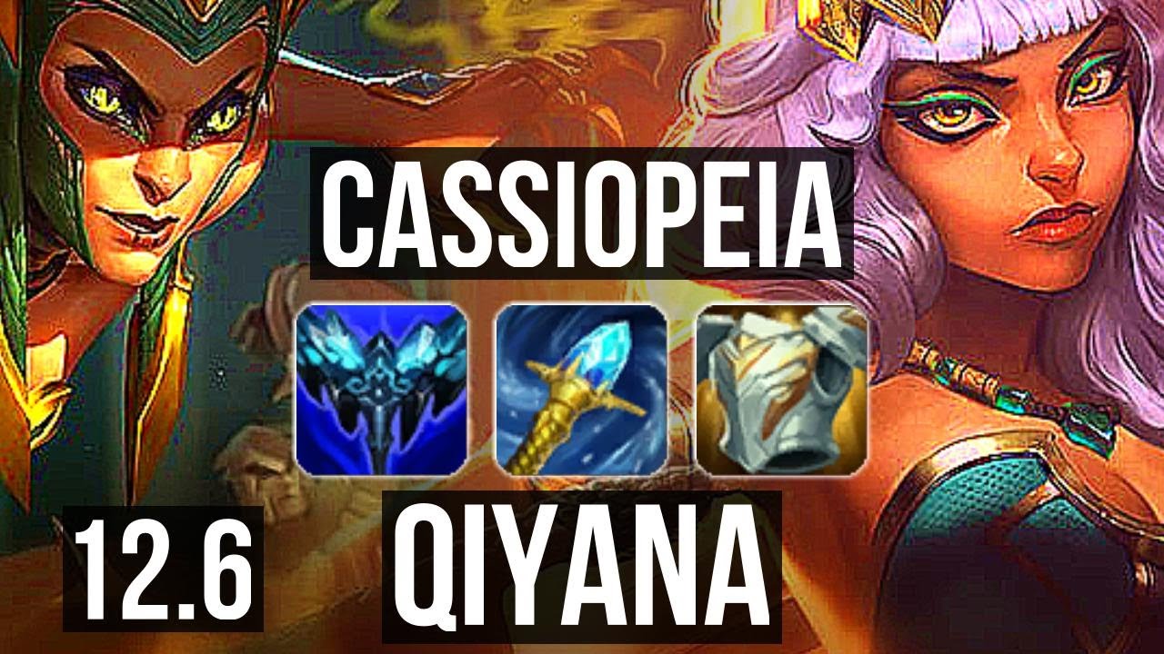 Cassiopeia Vs Qiyana Mid 11 1 9 1 2m Mastery Godlike 300 Games