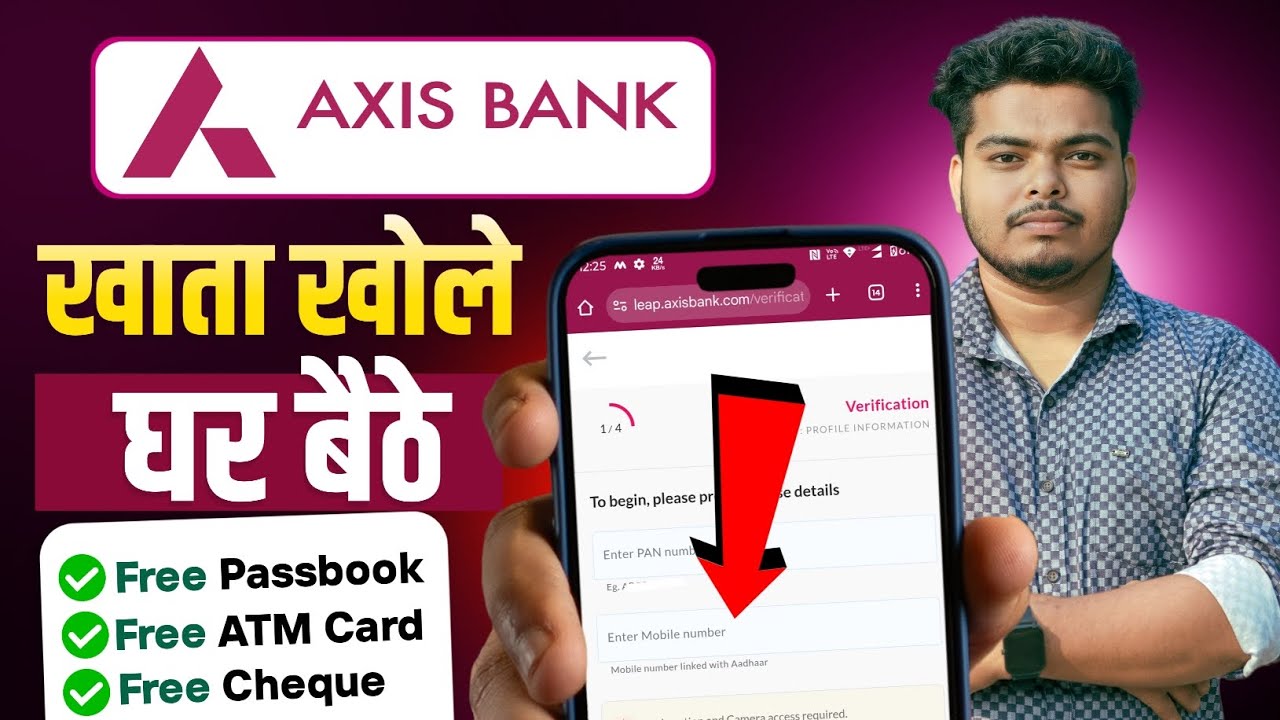 Axis Bank Account Online Kaise Open Kare 2025 | Axis Online Account ...