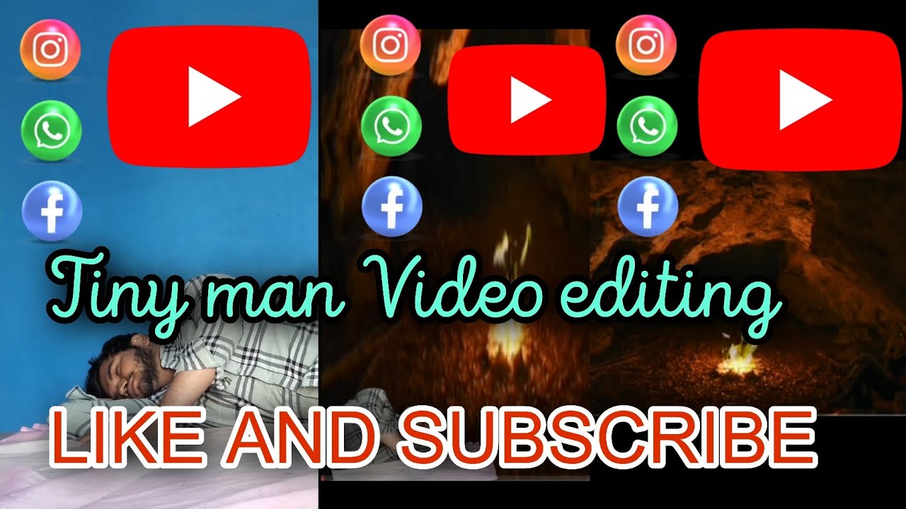 Tiny man video editing ... video editing in easy steps ... - YouTube