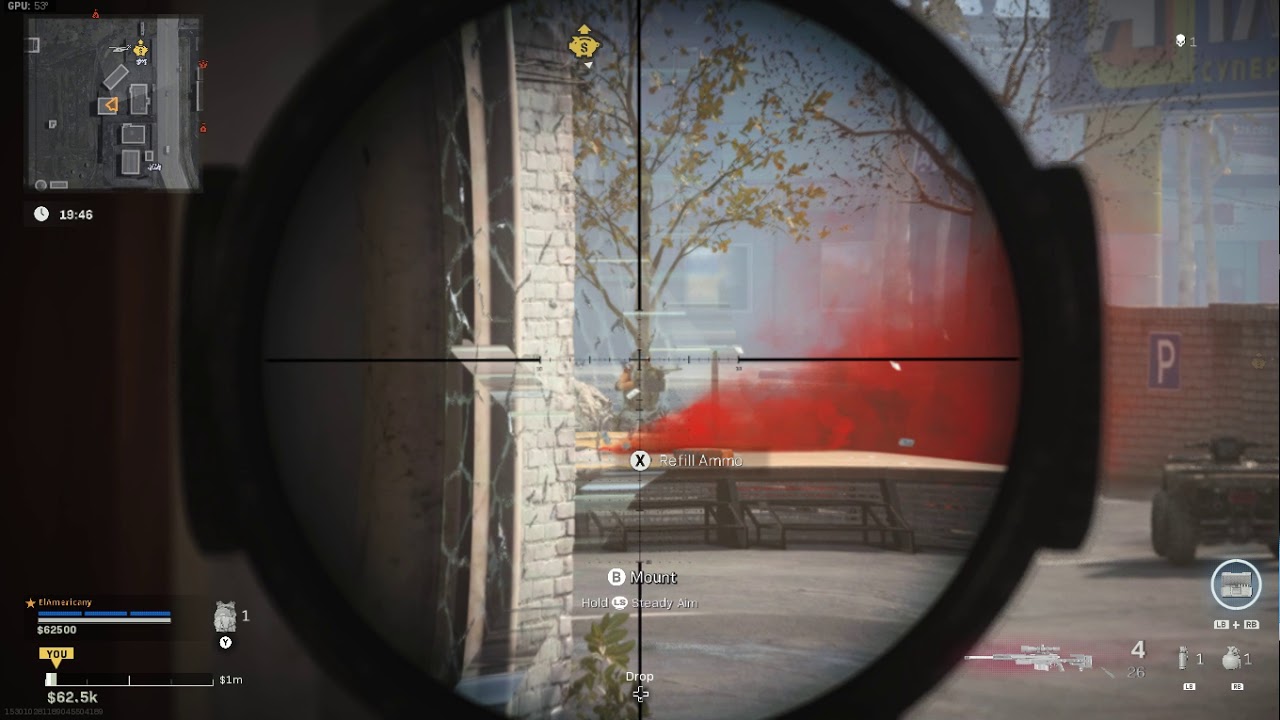 Call of Duty Modern Warfare Sniper Scope WARZONE, GAMEPLAY IR INFRA RED ...