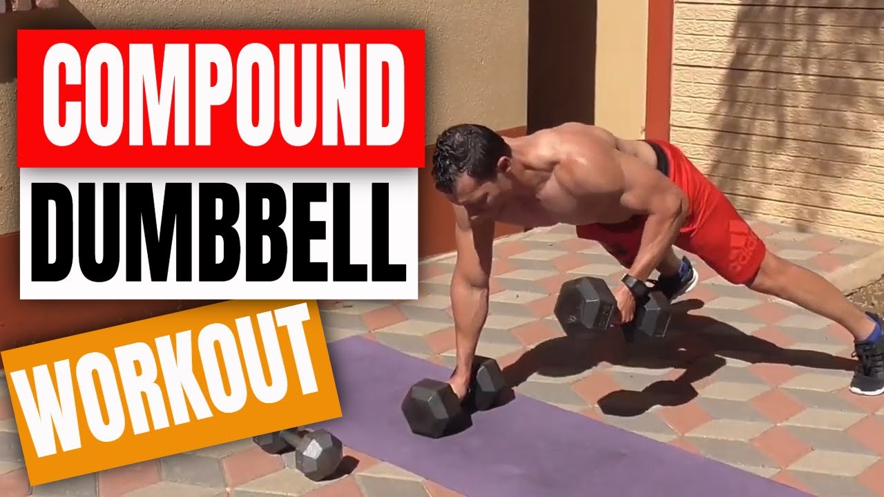 Compound Dumbbell Workout at Home #WITHME - YouTube