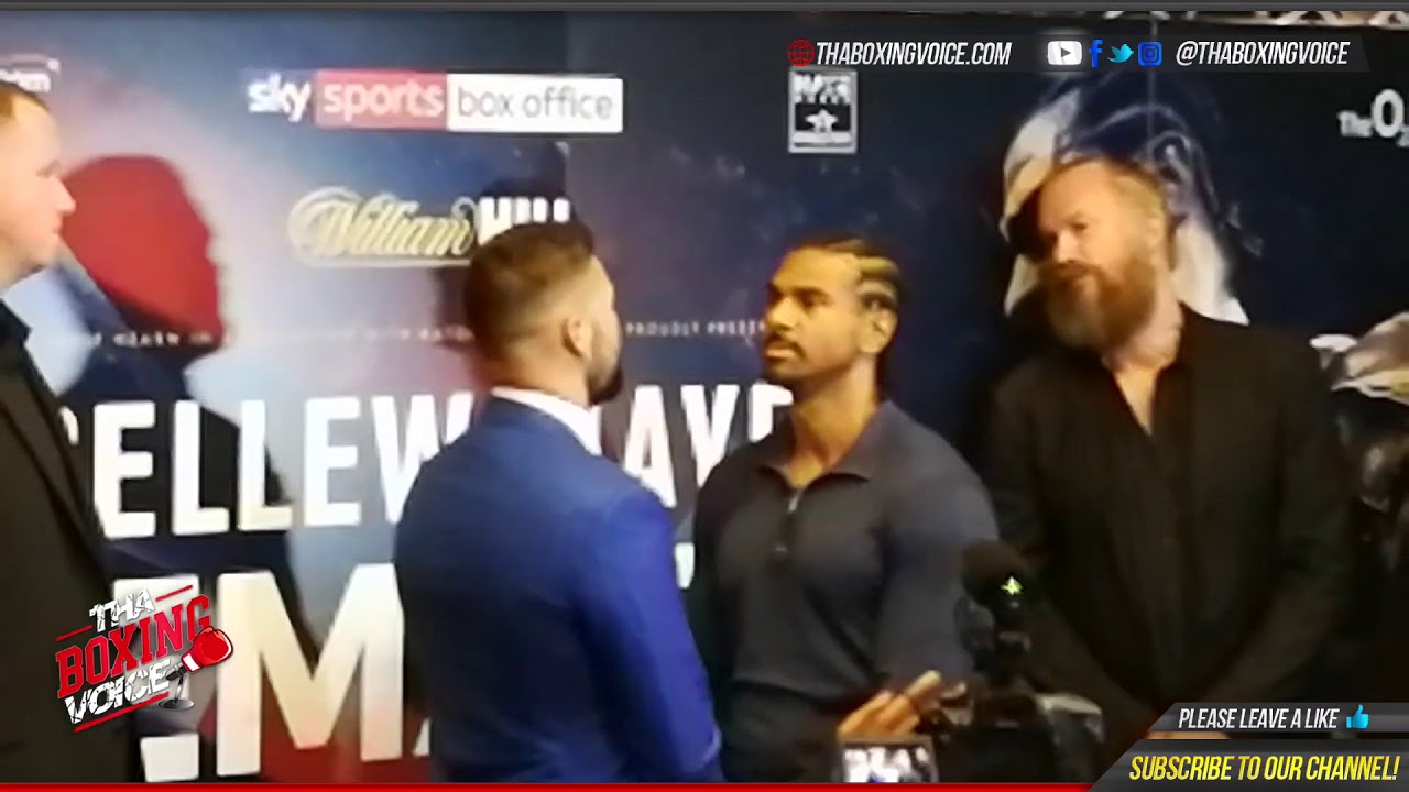 DAVID HAYE VS TONY BELLEW 2 FACE OFF - YouTube