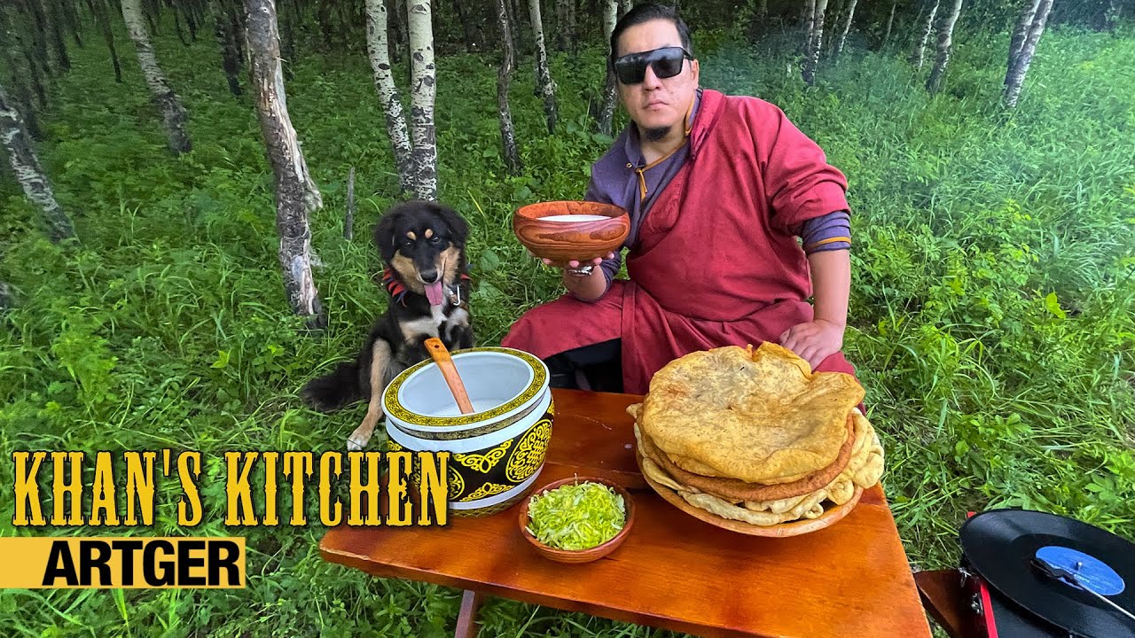 GIANT-SIZED Mongolian KHUUSHUUR (Meat Pastry) for NAADAM Celebration ...