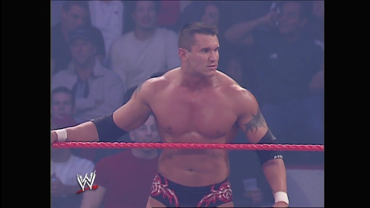 Randy Orton & Chris Jericho vs. Batista & Ric Flair - RAW Oct. 18, 2004 (3/3) - YouTube