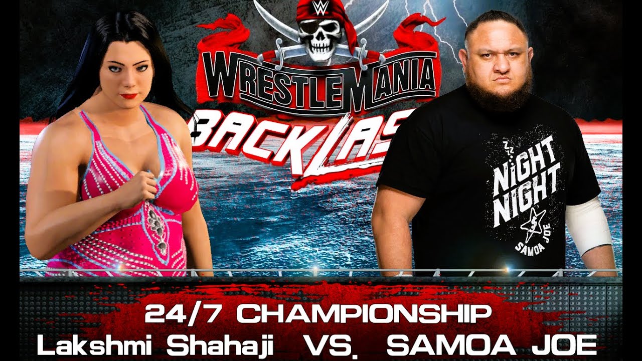 LIVE WWE Match Lakshmi Shahaji Vs SAMOA JOE || WWE TLC || WWE 2K22 ...