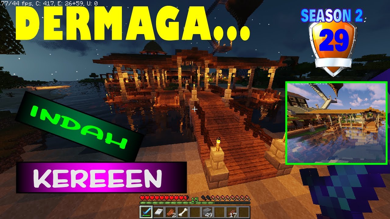 DERMAGA MINECRAFT _ Survival indonesia S2 - YouTube