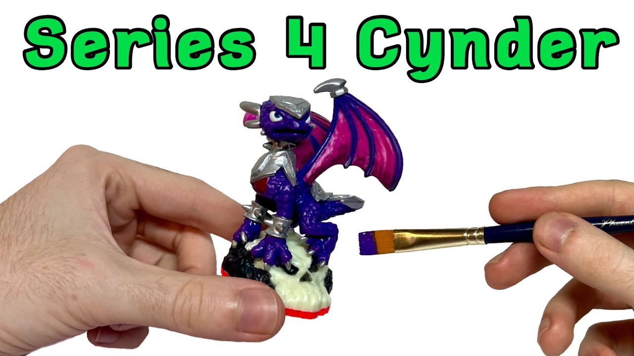 Series 4 Cynder Custom Figure | Creating Unreleased Skylanders - YouTube