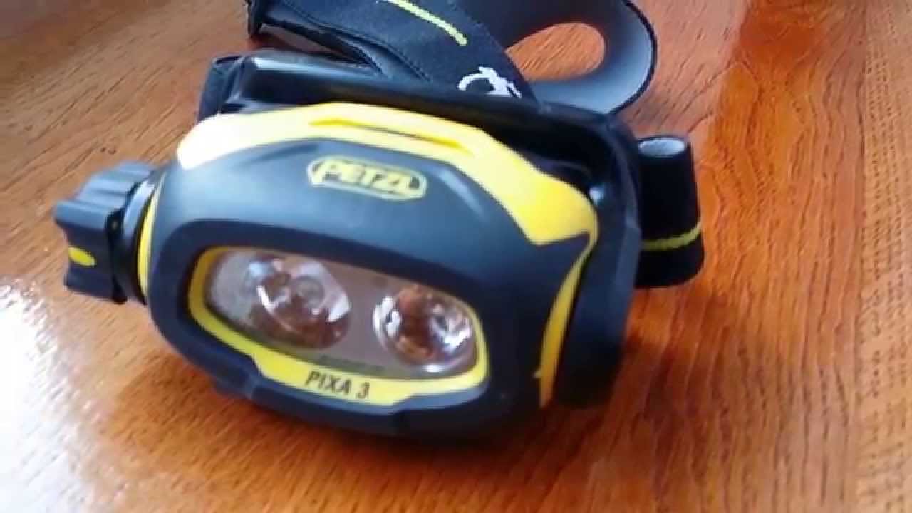 Petzl, pixa 3, headlamp. Latarka czołowa - YouTube