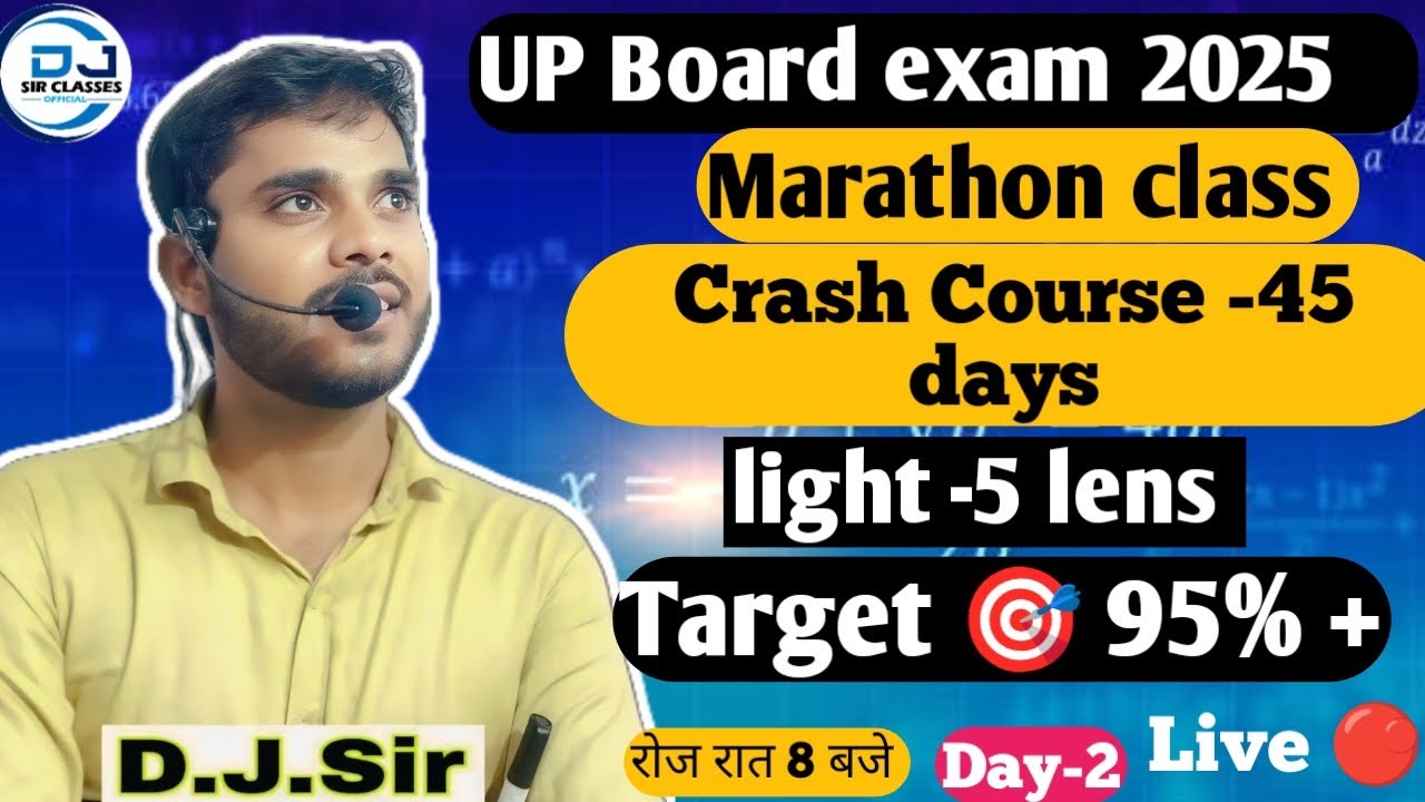 45 Day's crash course for 10th class science chapter light -5 Lens by ...