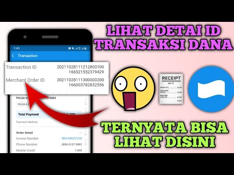 Cara Melihat ID Transaksi di Aplikasi Dana - YouTube
