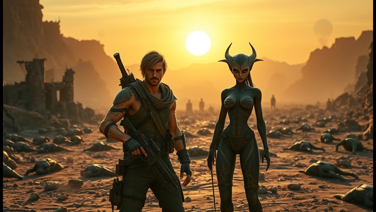 Desperate Human Medic Saves Starving Alien Woman in Distant Wasteland ...