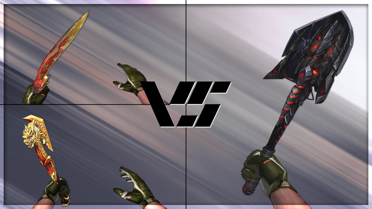 CrossFire 2.0 : SHOVEL BORN BEAST vs Melee VIP's [VVIP Comparison ...
