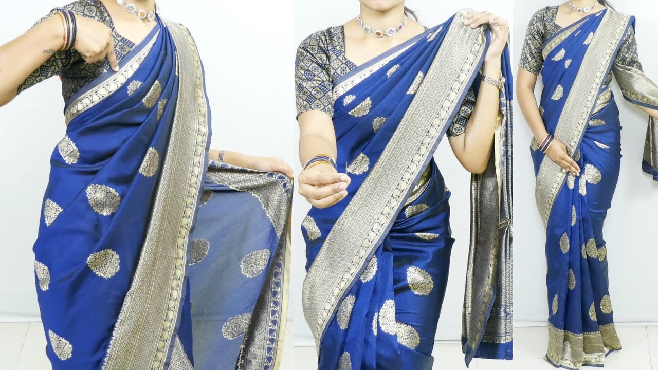 How to drape a beautiful saree draping perfectly | best saree draping ...