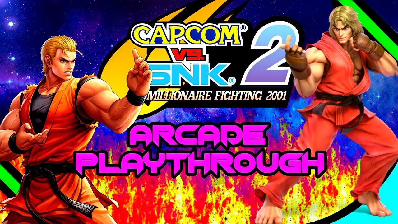 Capcom VS. SNK 2 Ken & Ryo Arcade Playthrough [Ratio Match] - YouTube