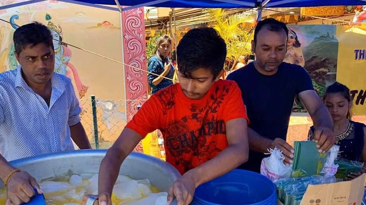 Cavadee Food Donation by Roti Baboolall. - YouTube
