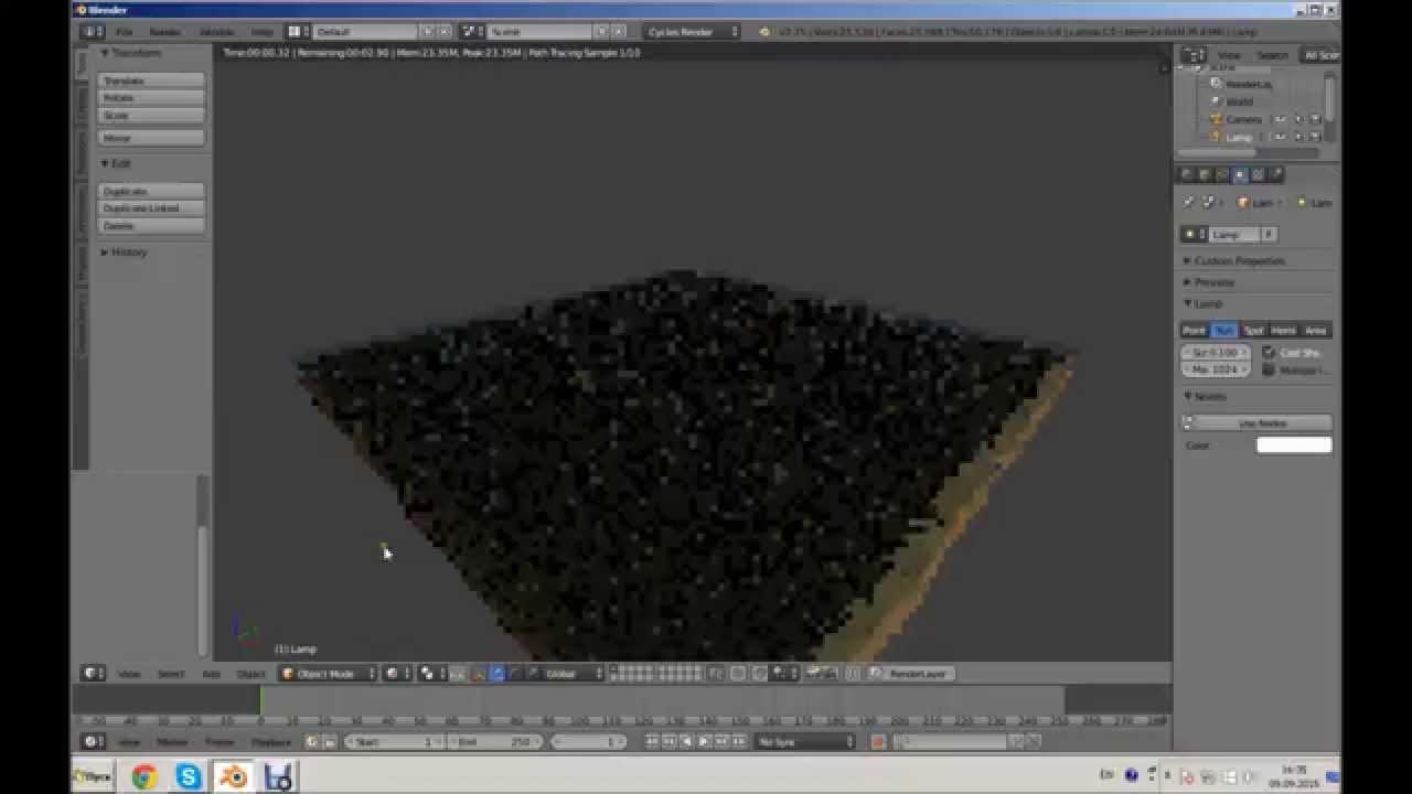how to create low poly water(blender, 3dm , maya) - YouTube