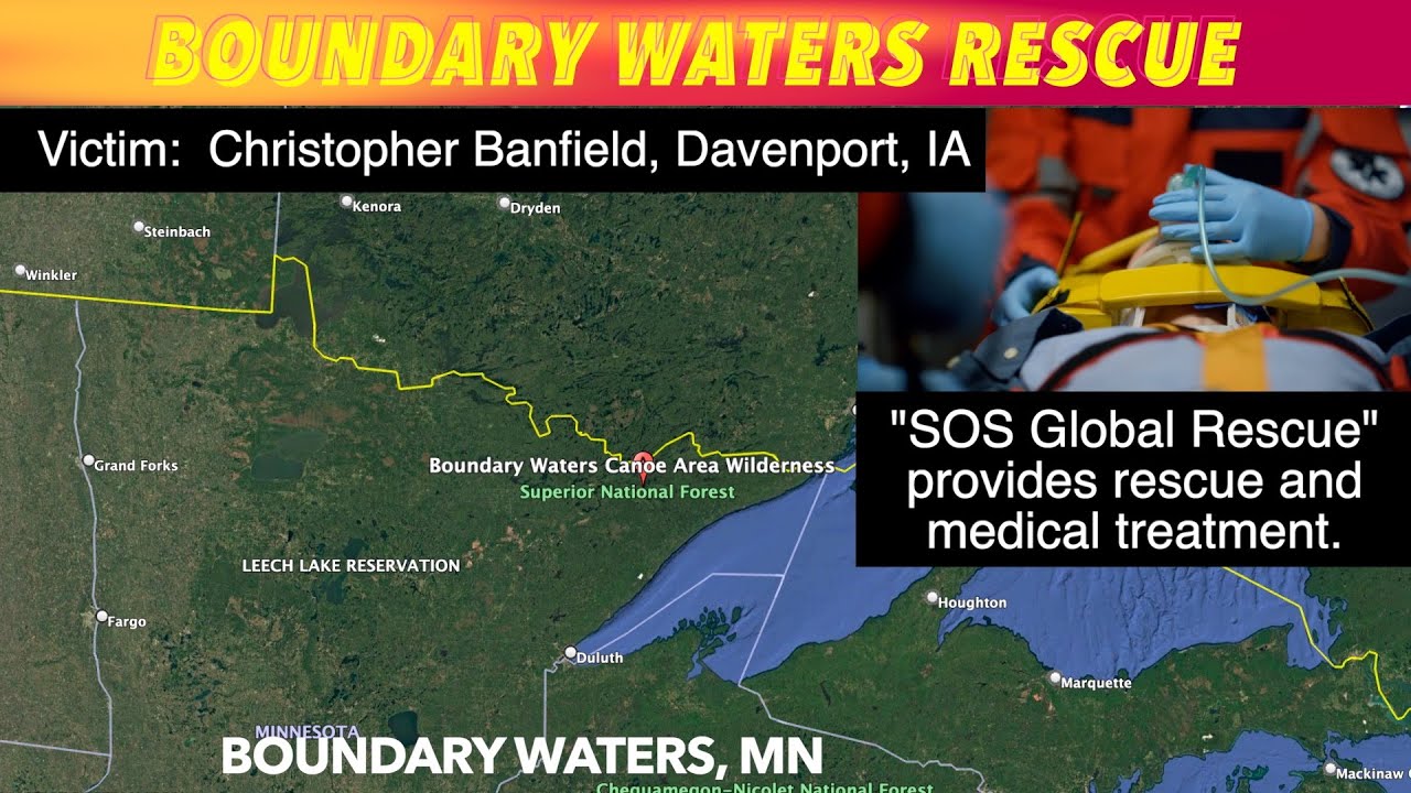 Rescue In Boundary Waters, Axe Injury - YouTube