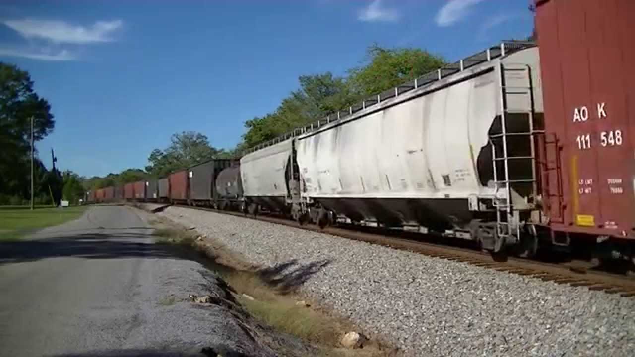 UP 8330 leads NS 164, Sprinville, AL 10-17-14 - YouTube
