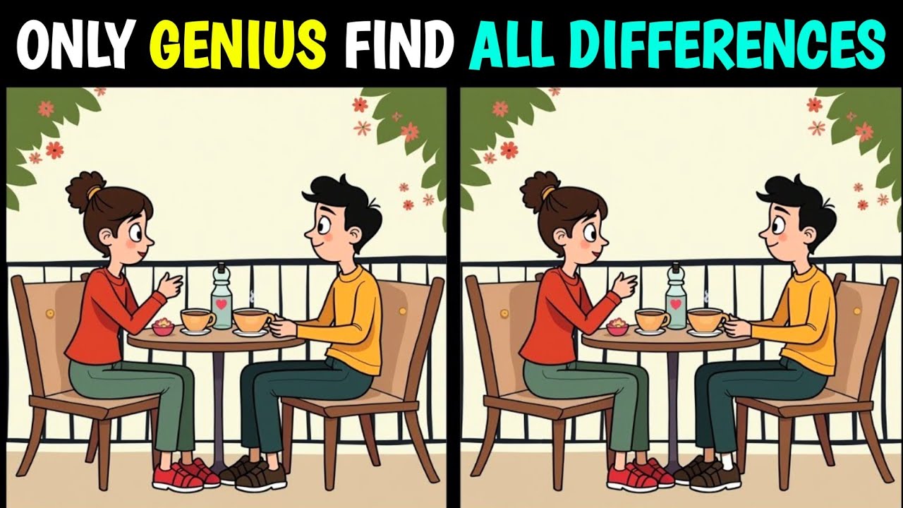Spot The 3 Differences | Very Hard Challenge | Find The difference ...
