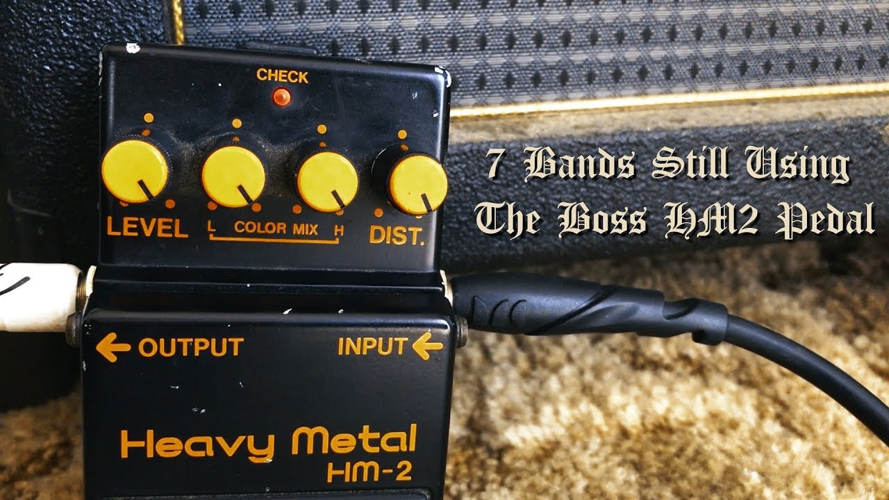 7 Bands Still Using The Boss HM2 Pedal Today - YouTube
