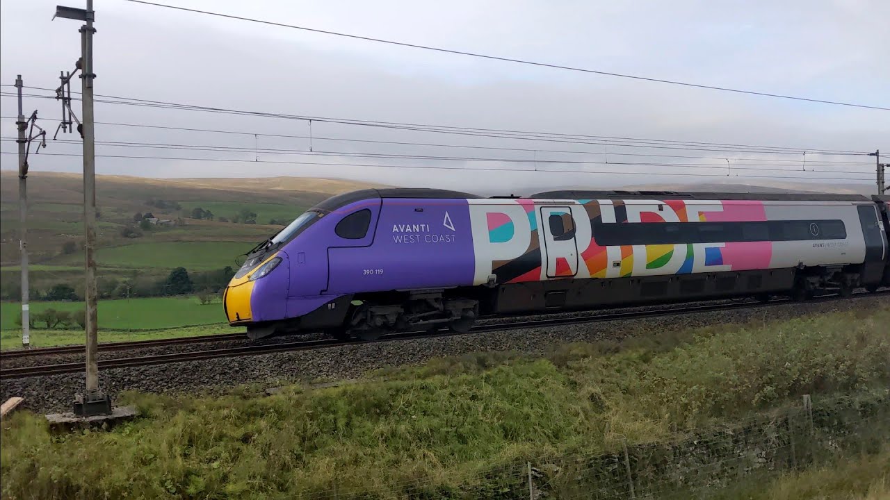 Shap incline - Progress (Pride) pendolino Southbound service 16th ...