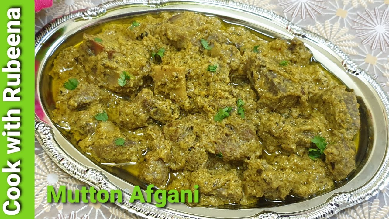 Mutton Afgani Recipe | Mutton Afghani Gravy | Afghani gosht | How to ...